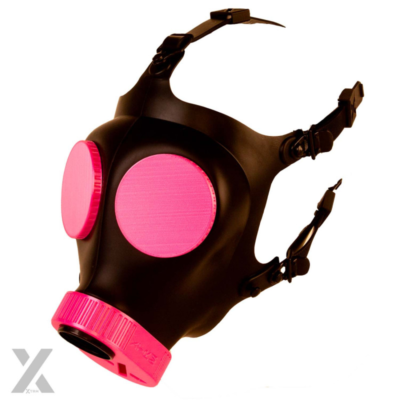 ALPHA BEARS XTRM Rubber Mask Ideal for rubber fetish and breath control games Rubber mask for ...
